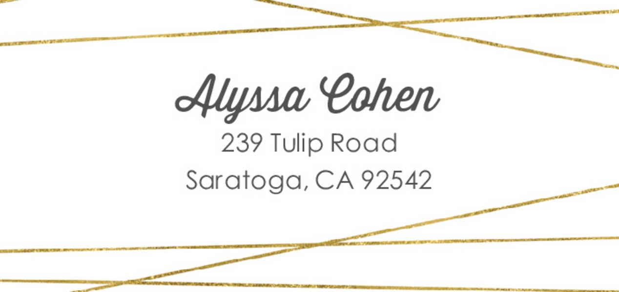 Address Labels
