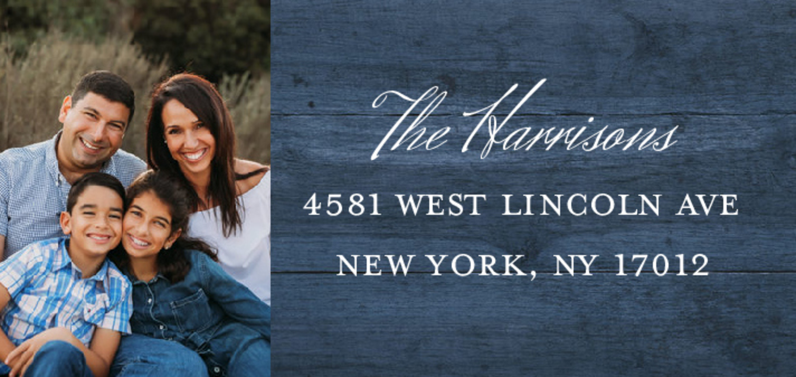 Foil Rustic Happy Hanukkah - Address Labels