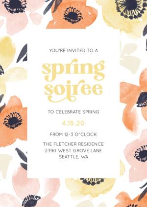 Party Invitation Cards- Custom Photo Party Invites