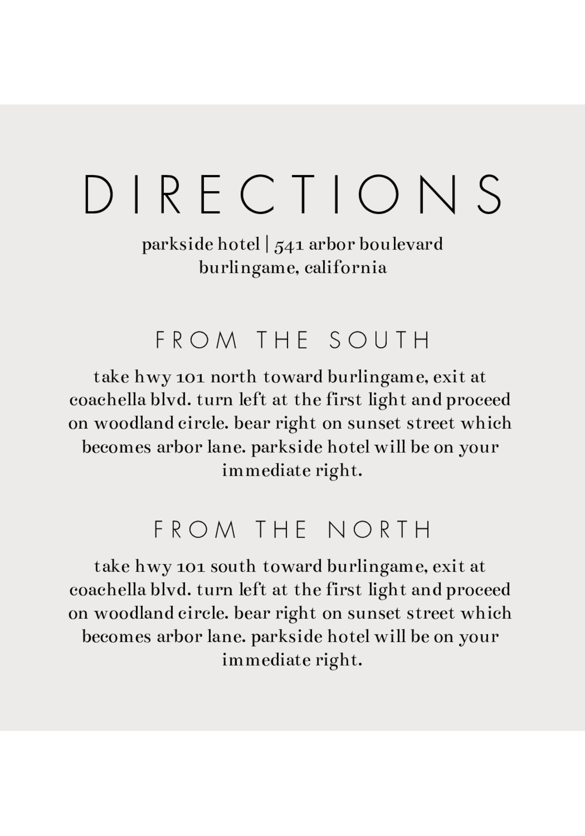 The Best Wedding Direction Card Templates